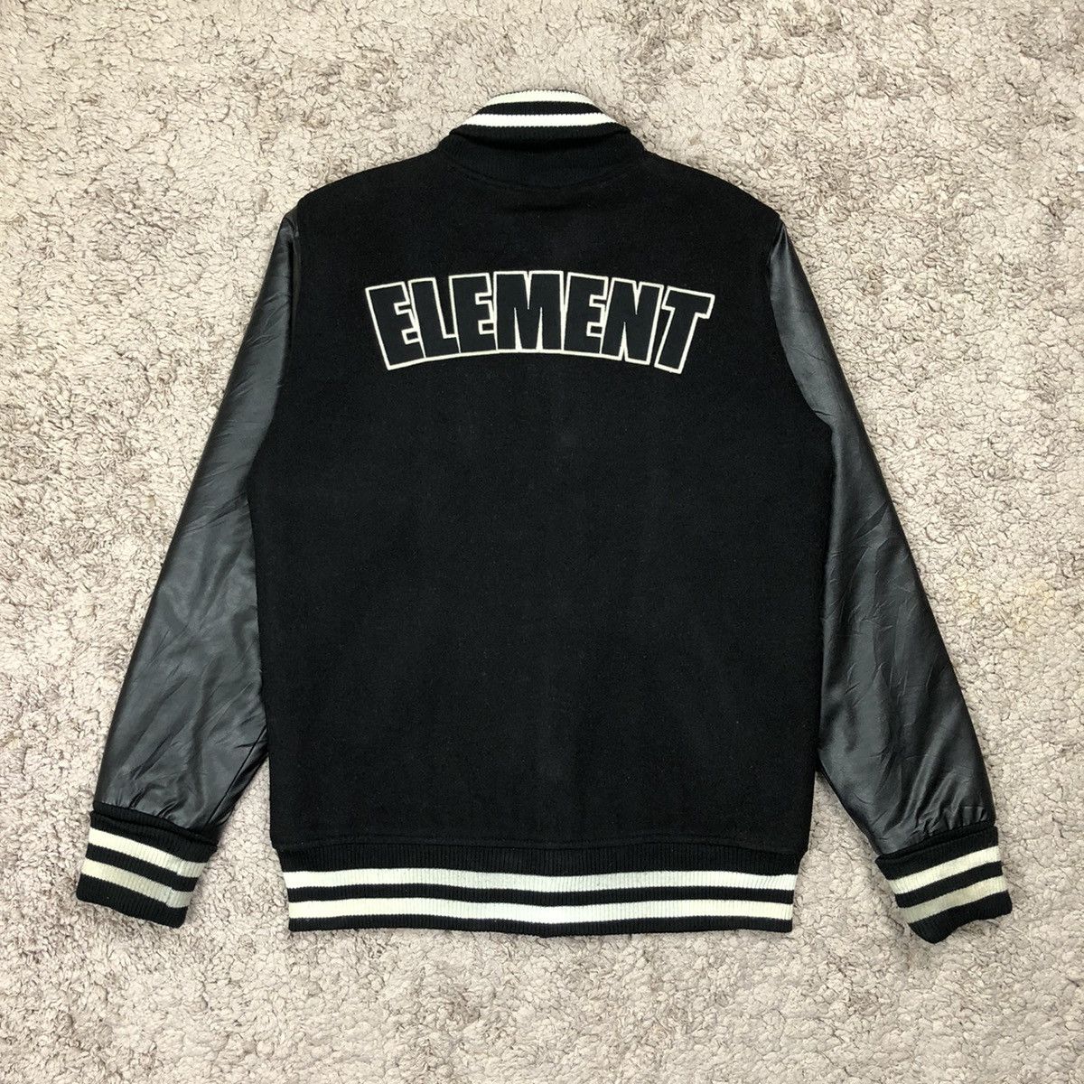 Element × Varsity Jacket × Vintage Vintage Element Spellout Varsity ...