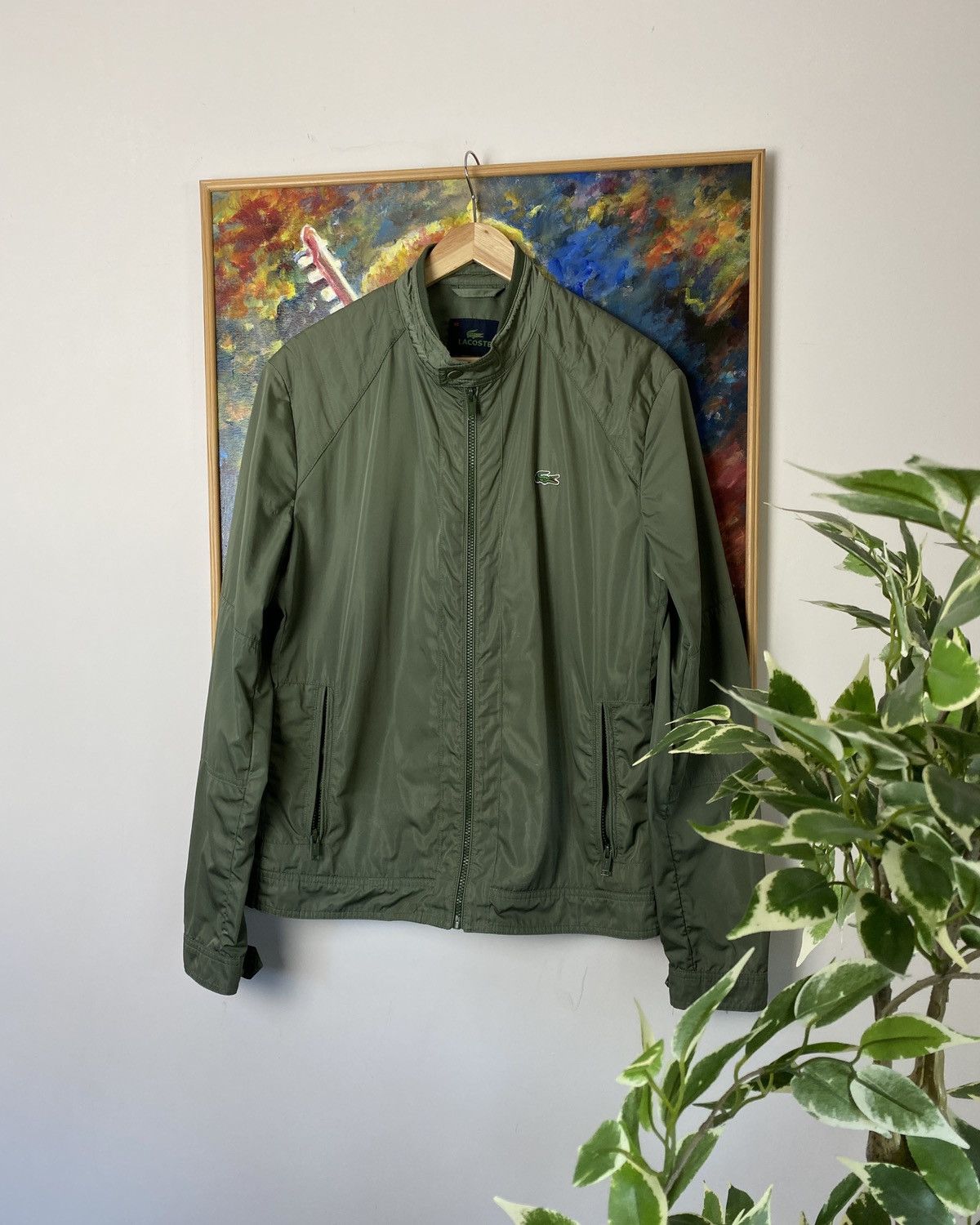 Vintage Lacoste Green Light Jacket | Grailed