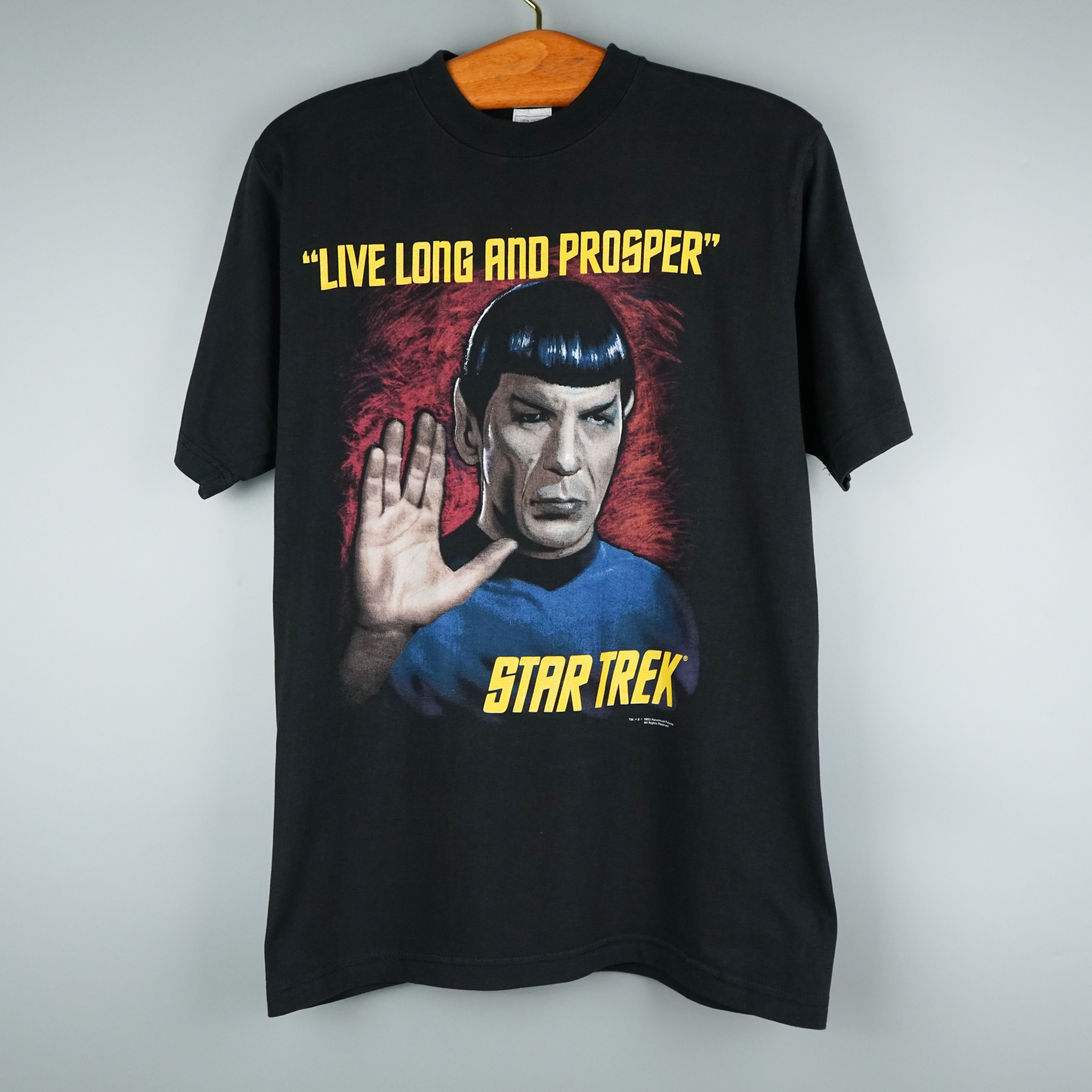 Vintage 1993 Star Trek Spoc Live Long and Prosper t-shirt | Grailed