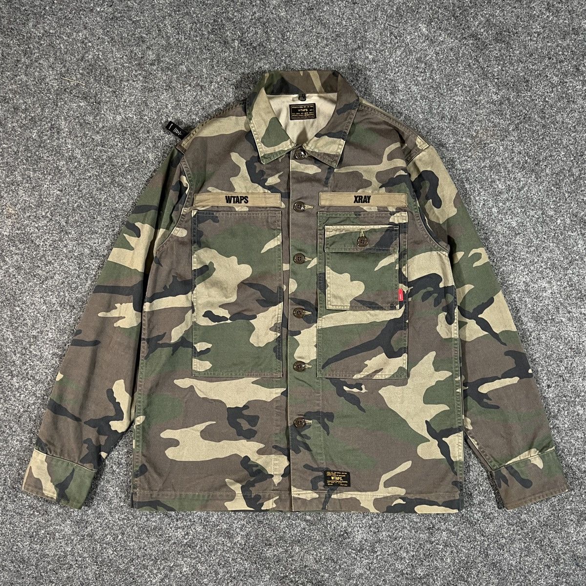 Wtaps WTAPS HBT LS 02 SHIRT.COTTON.CHINO.CAMO | Grailed