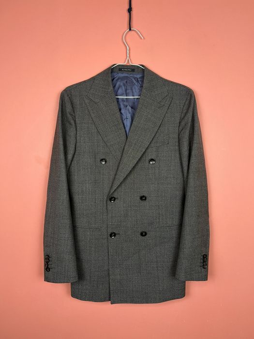 Suitsupply Suitsupply suit blazer wool havana double breasted jetted ...