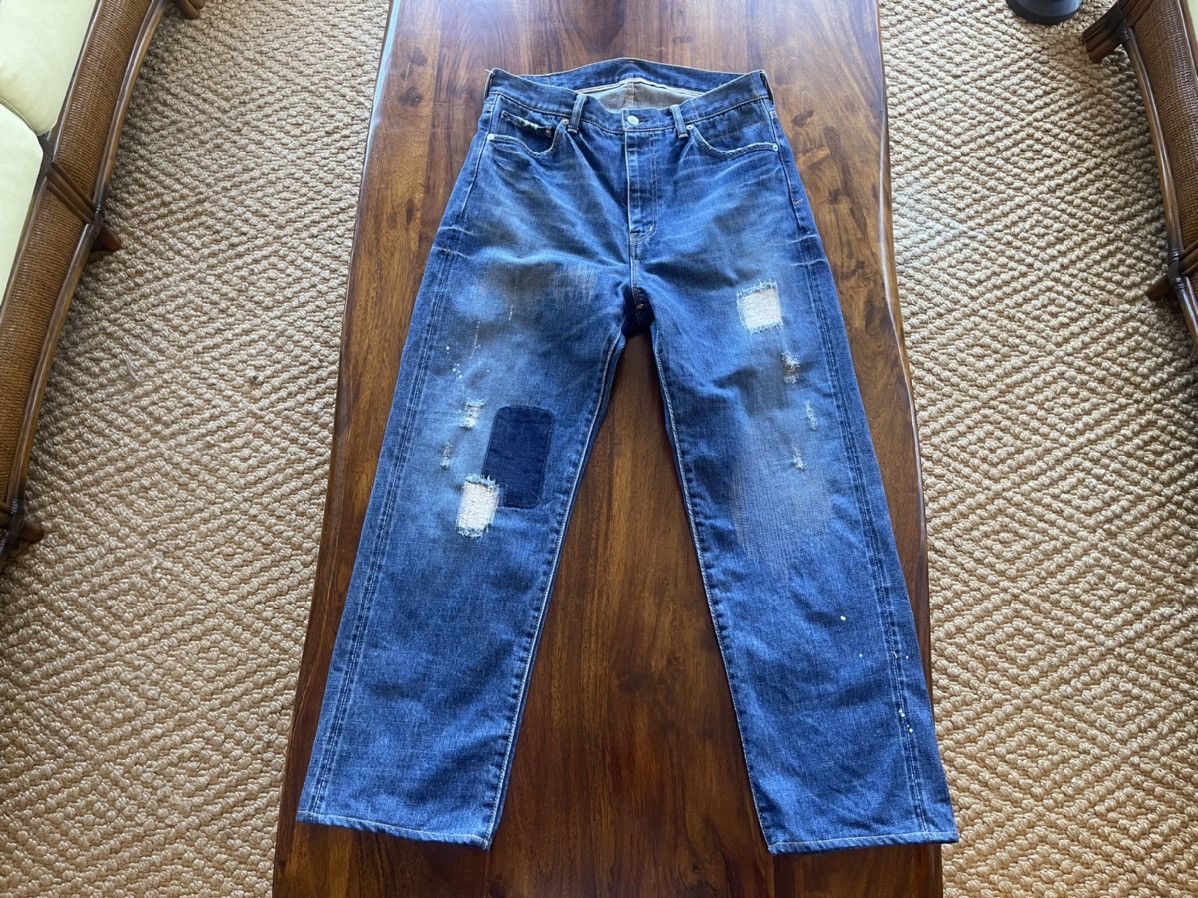 Visvim 01 Patchwork Fluxus Denim | Grailed