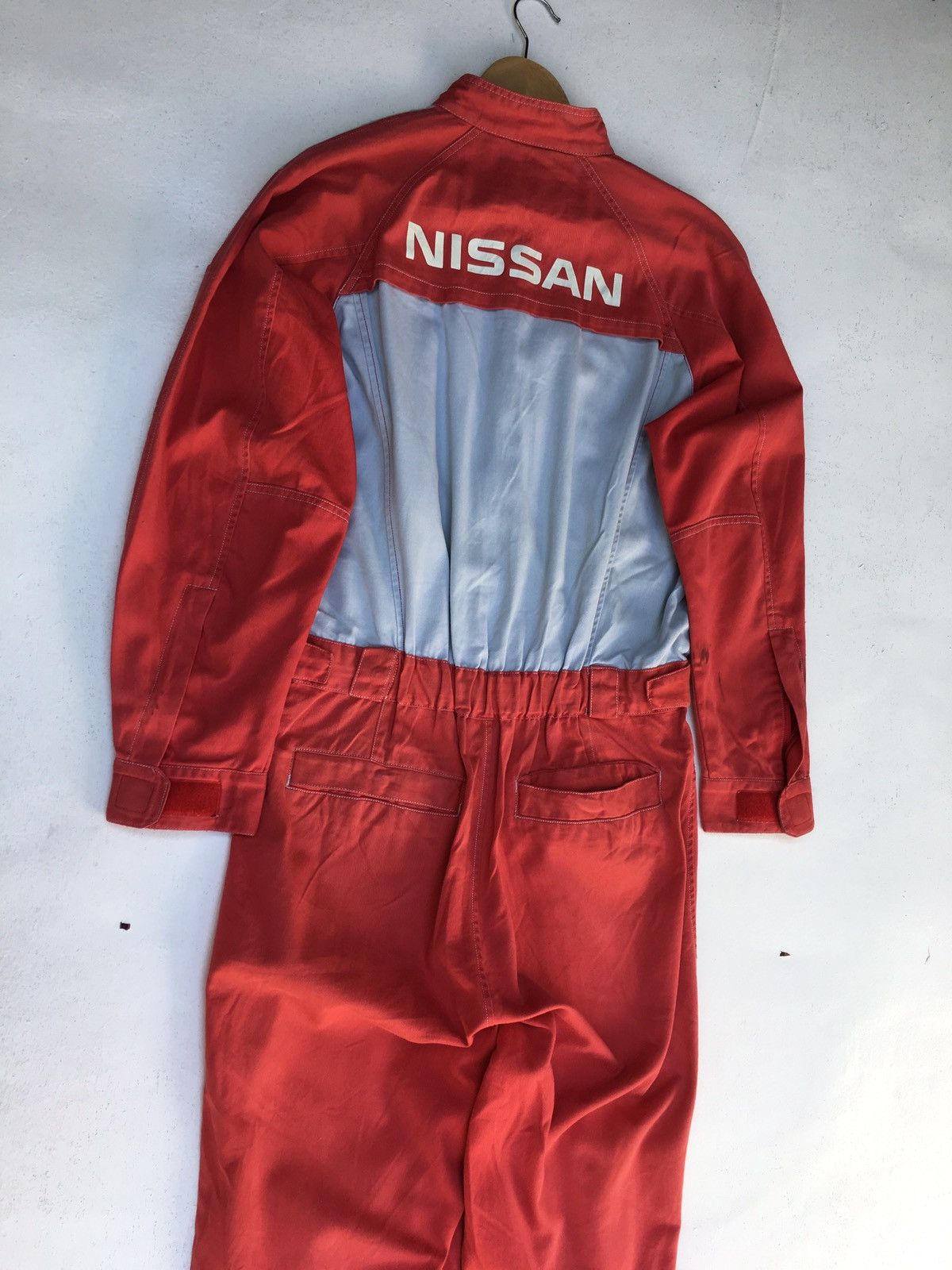 Racing × Vintage Vintage Nissan Japan Staff Overalls Coveralls Work ...