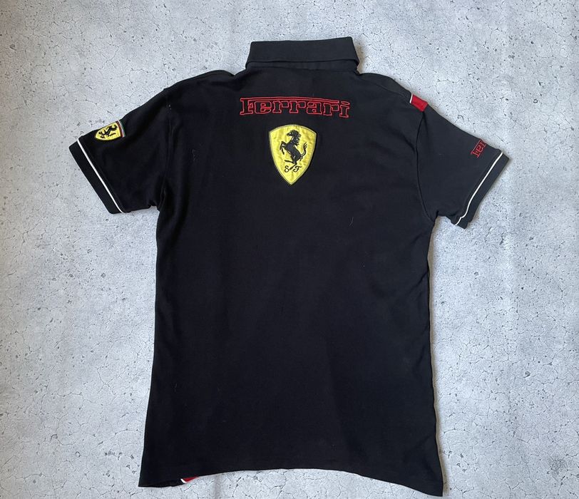 Ferrari Polo Ferrari T-shirt with large logo | Grailed