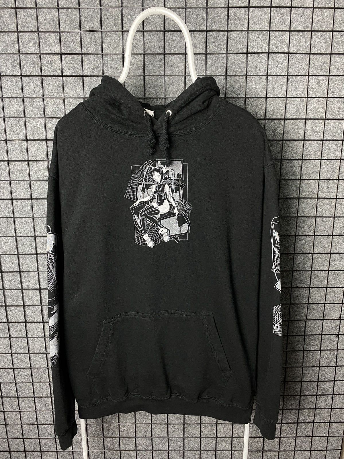 Japanese Brand Anime Art Kawaii Girl Waifu Print Hoodie Size L | Grailed