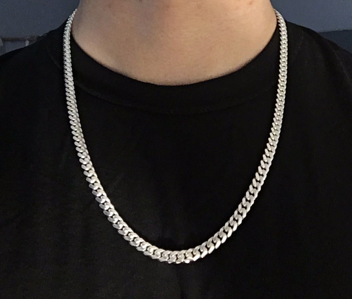 Jewelry Solid Silver Chain Miami Cuban 24in 6mm .925 Italy | Grailed