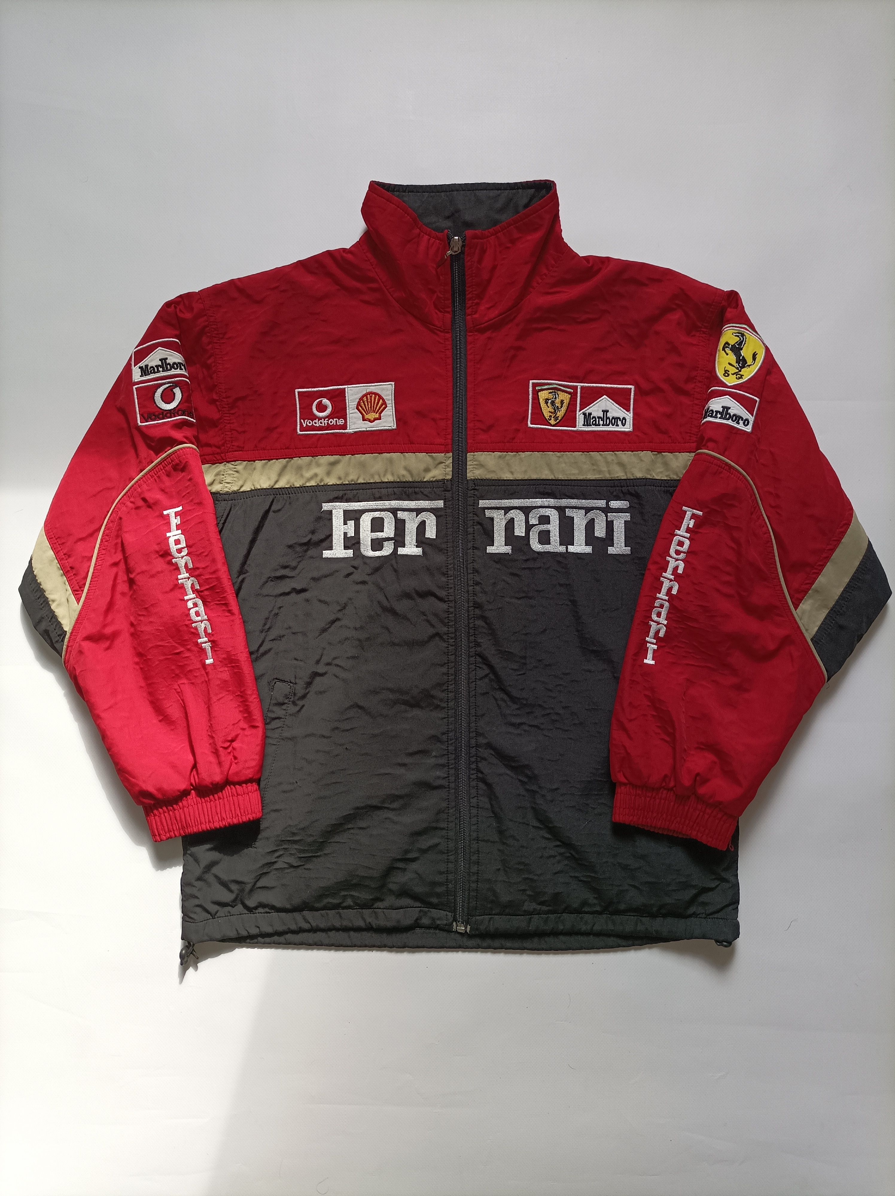 Ferrari × Marlboro × Vintage Ferrari Vintage Racing Marlboro Jacket F1 ...