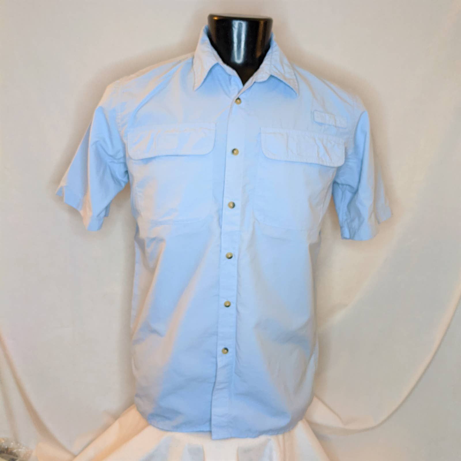 Wrangler Wrangler Men's Button Up Shirt Light Blue Medium | Grailed