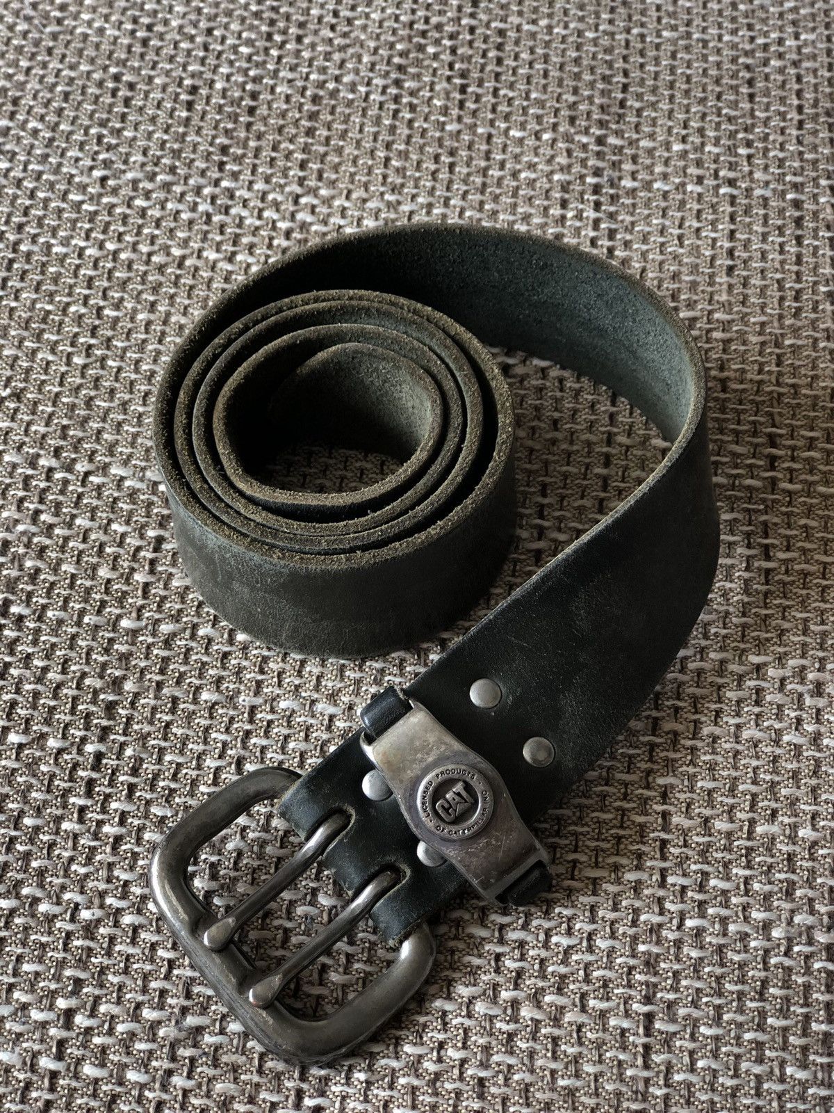Vintage CAT Leather Belt Vintage | Grailed