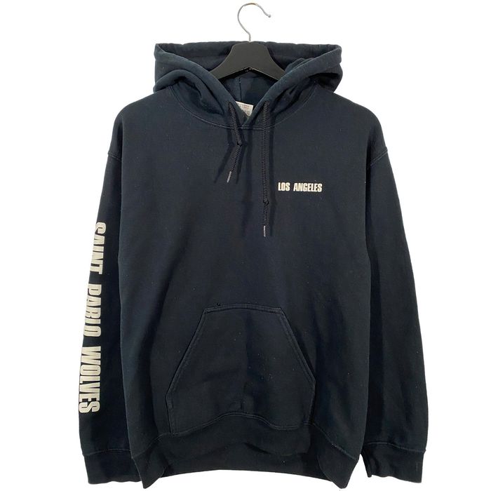 Kanye West Kanye West Saint Pablo Los Angeles tour hoodie / black white ...