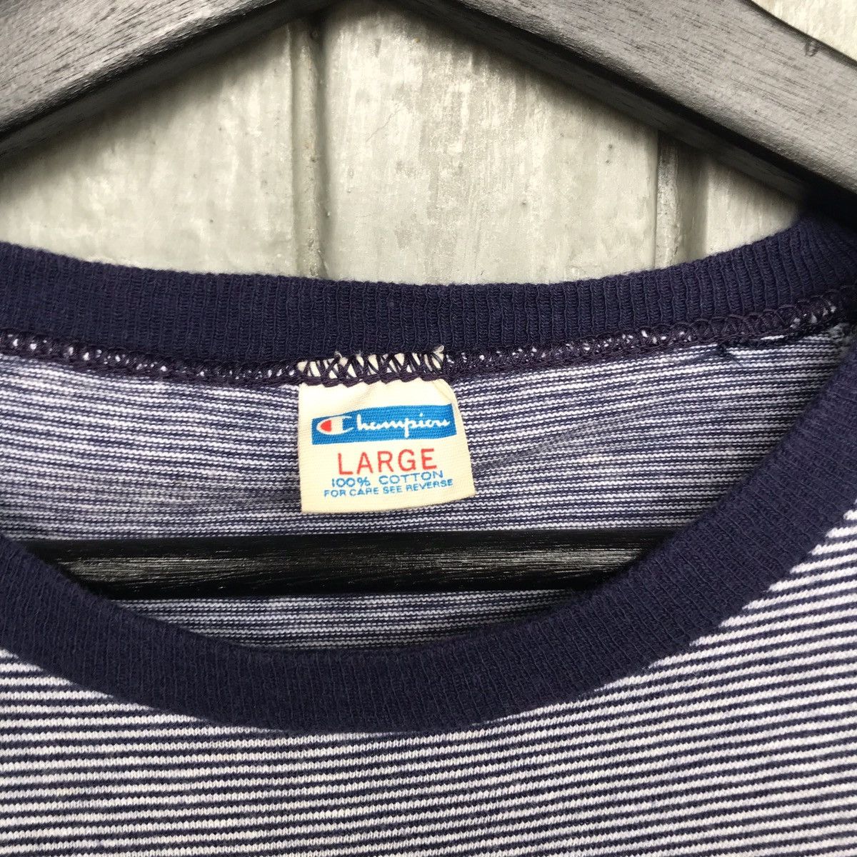 Vintage *🔥Vintage HARVARD Champion Blue bar 70s tshirt Stripes | Grailed