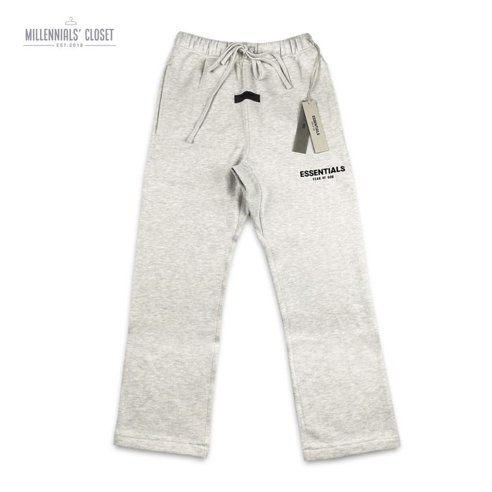 Fear of God Fear of God Essentials Relaxed Sweatpants Light Oatmeal M ...