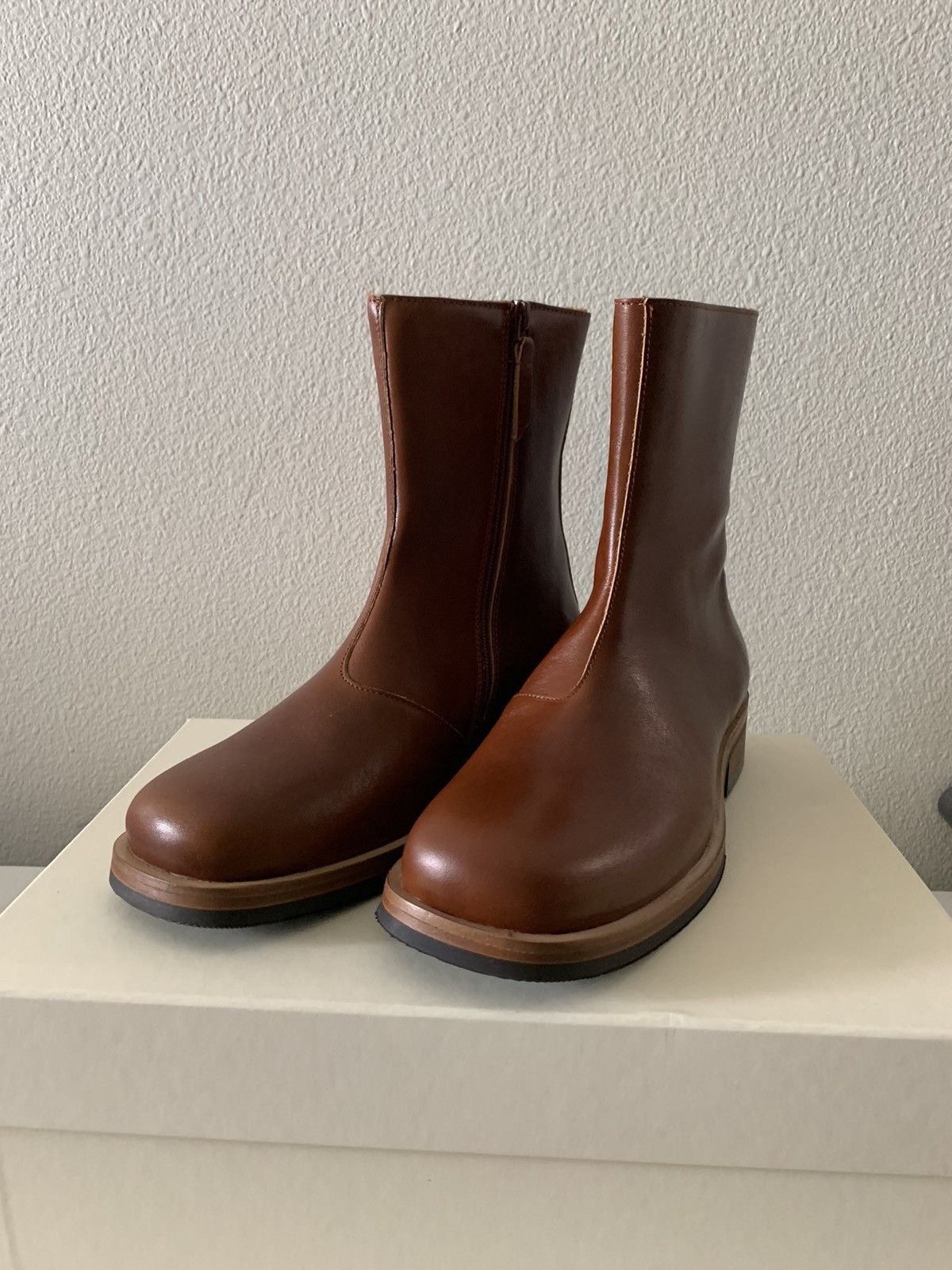 Our Legacy Our legacy brown leather camion boots | Grailed