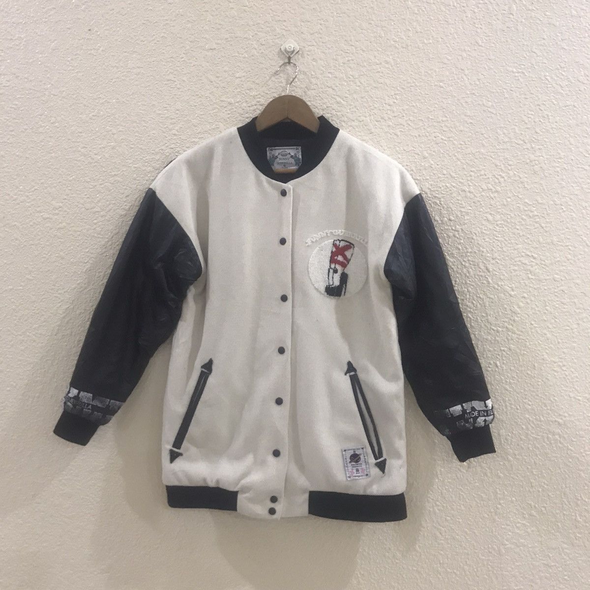 Designer × Japanese Brand × Varsity Jacket Funny Guerrilla varsity ...