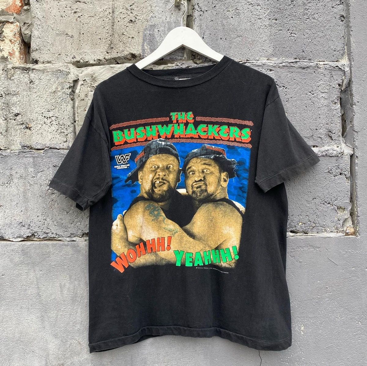 Band Tees × Vintage × Wwf Vintage 1991 WWF The Bushwhackers Restling ...