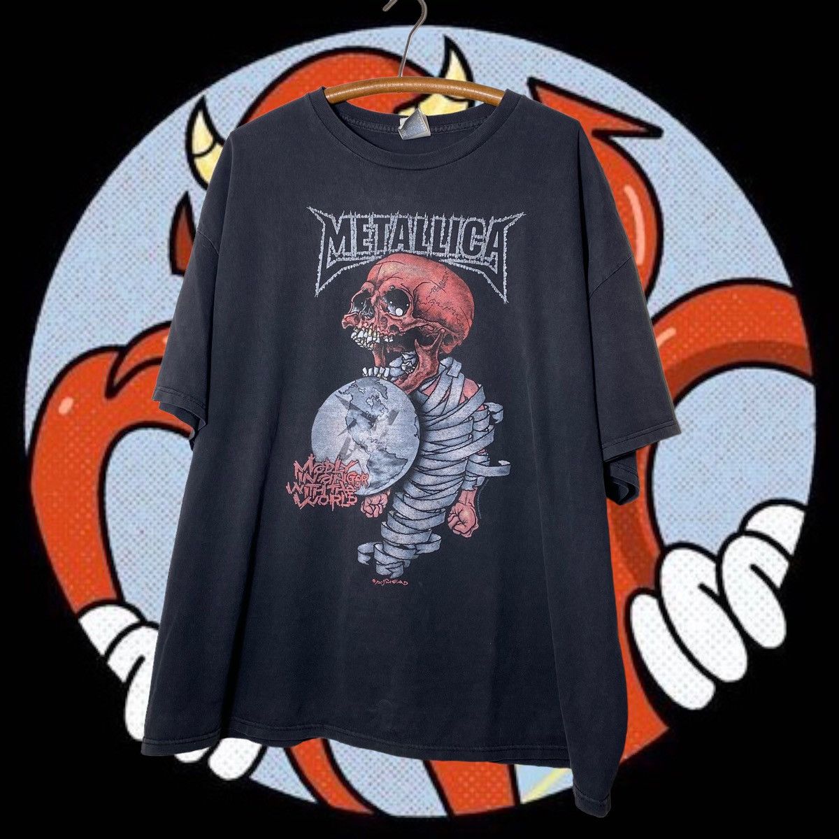 Metallica × Vintage Vintage 2004 Metallica Pushead ‘Madly in Anger ...