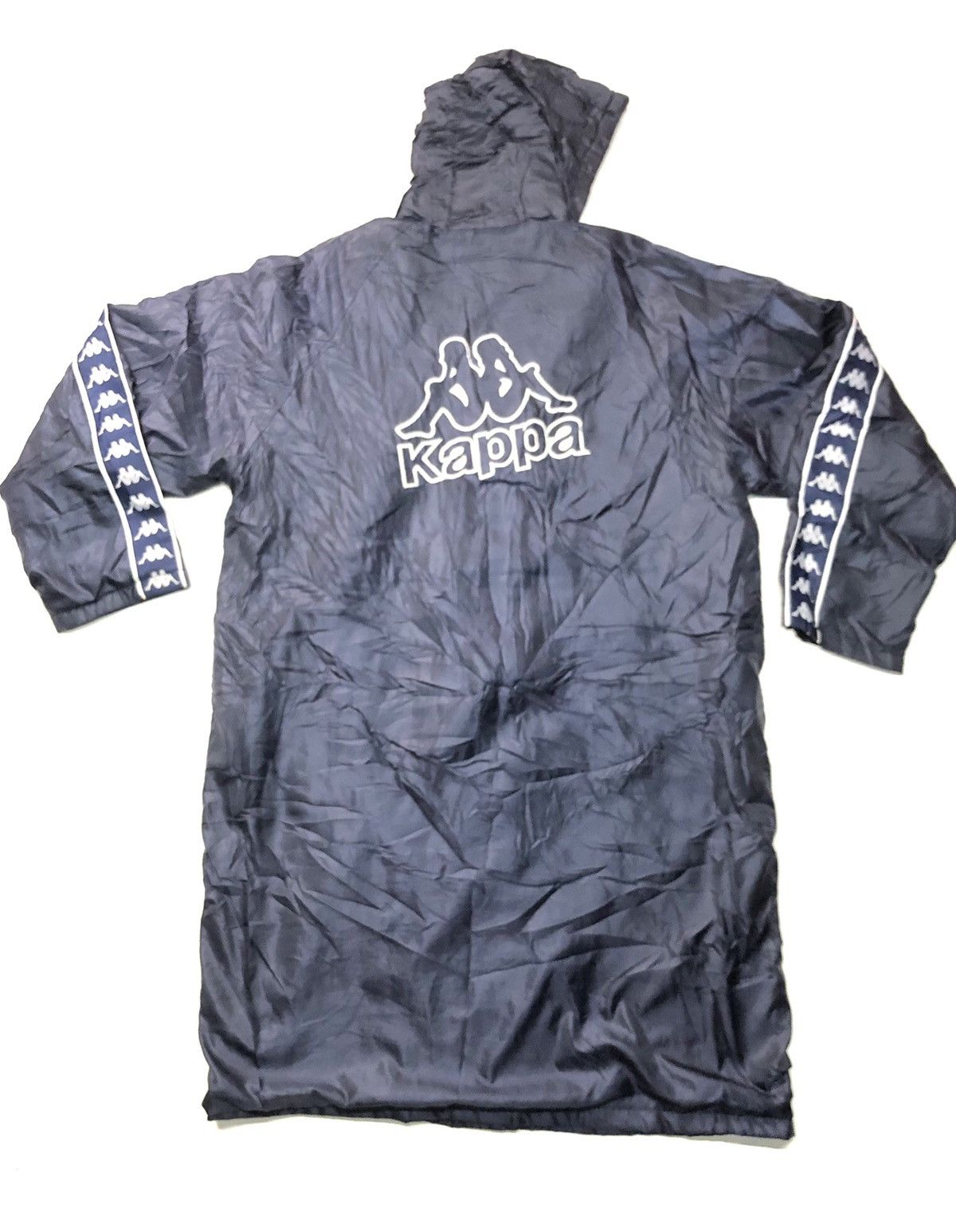 Kappa × Vintage VINTAGE KAPPA SIDE TAPE BIG LOGO SHEARLING COACH JACKET ...