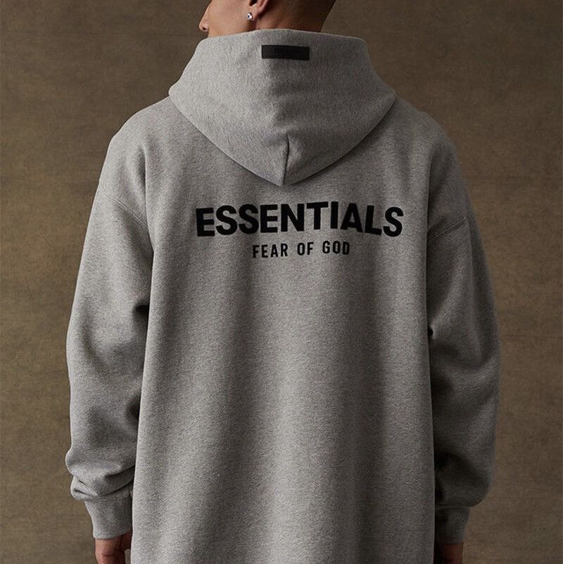 Essentials Essentials Dark Oatmeal Relaxed Hoodie | Grailed