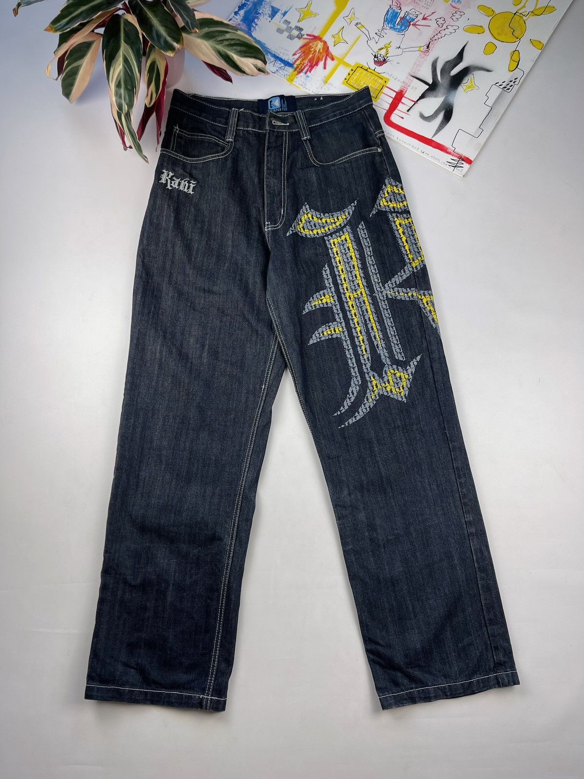 Vintage Vintage Karl Kani Baggy Denim Rap Pants Jeans 32x32 | Grailed