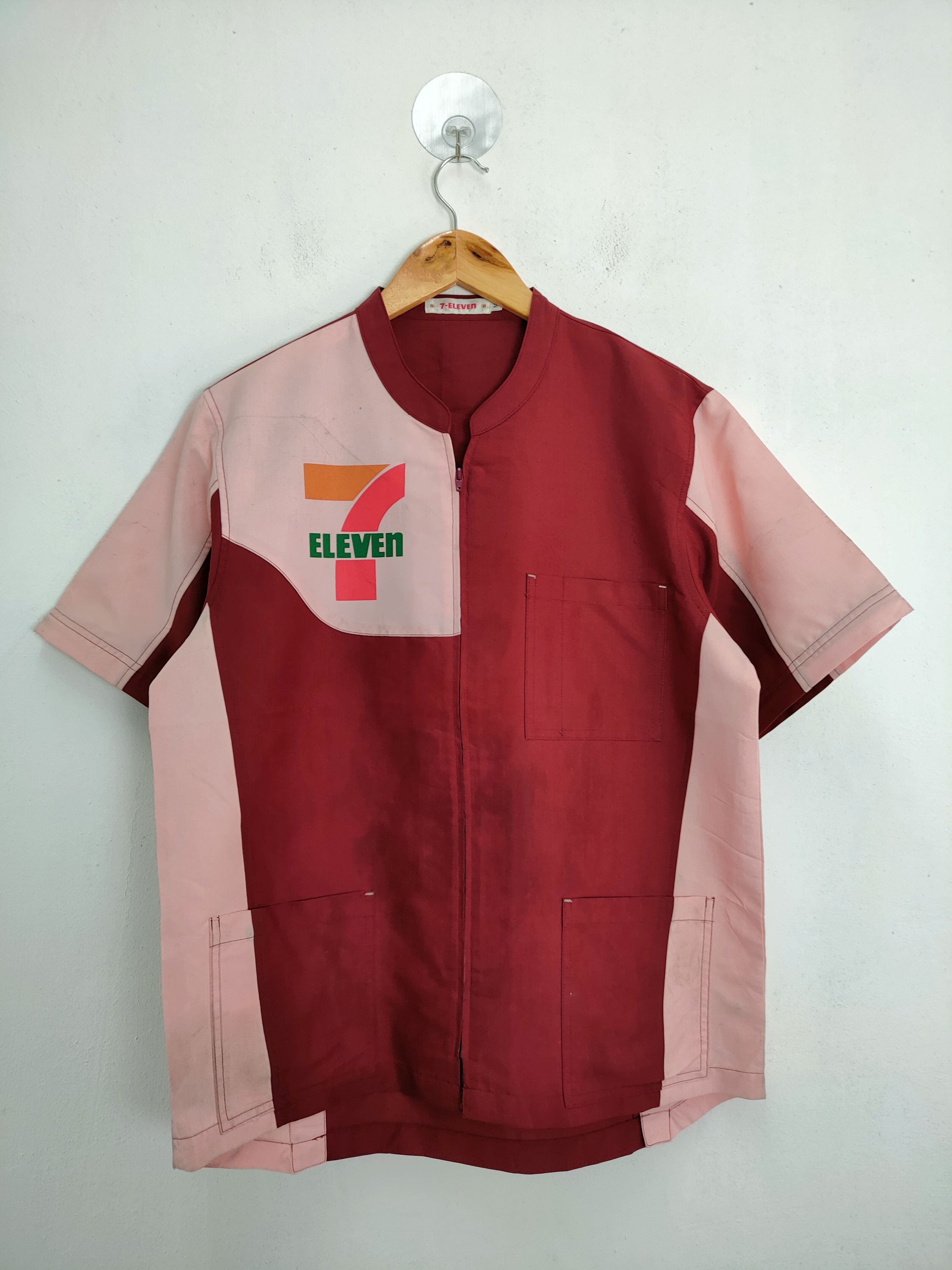 Vintage Rare Vintage 90s 7-Eleven Uniform Workers Collection Shirts ...
