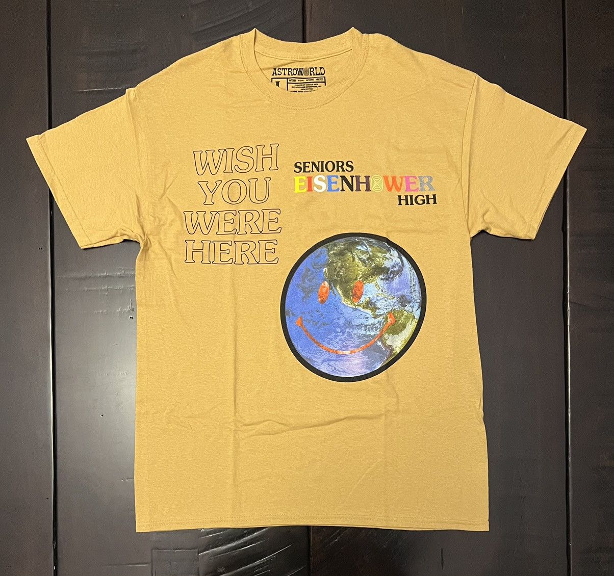 Rap Tees × Streetwear × Travis Scott Travis Scott Astroworld Smiley ...