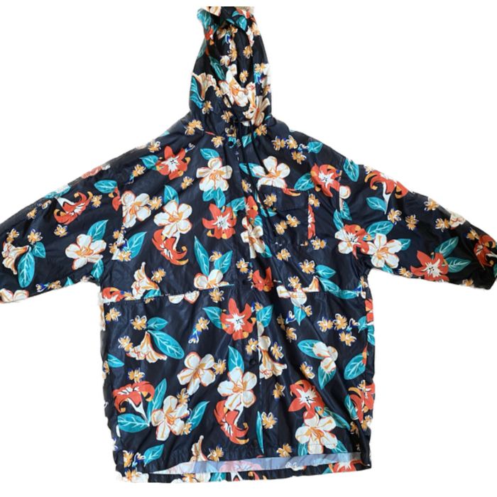 Zara Zara Tropical Hawaiian Windbreaker Jacket Oversized Floral | Grailed
