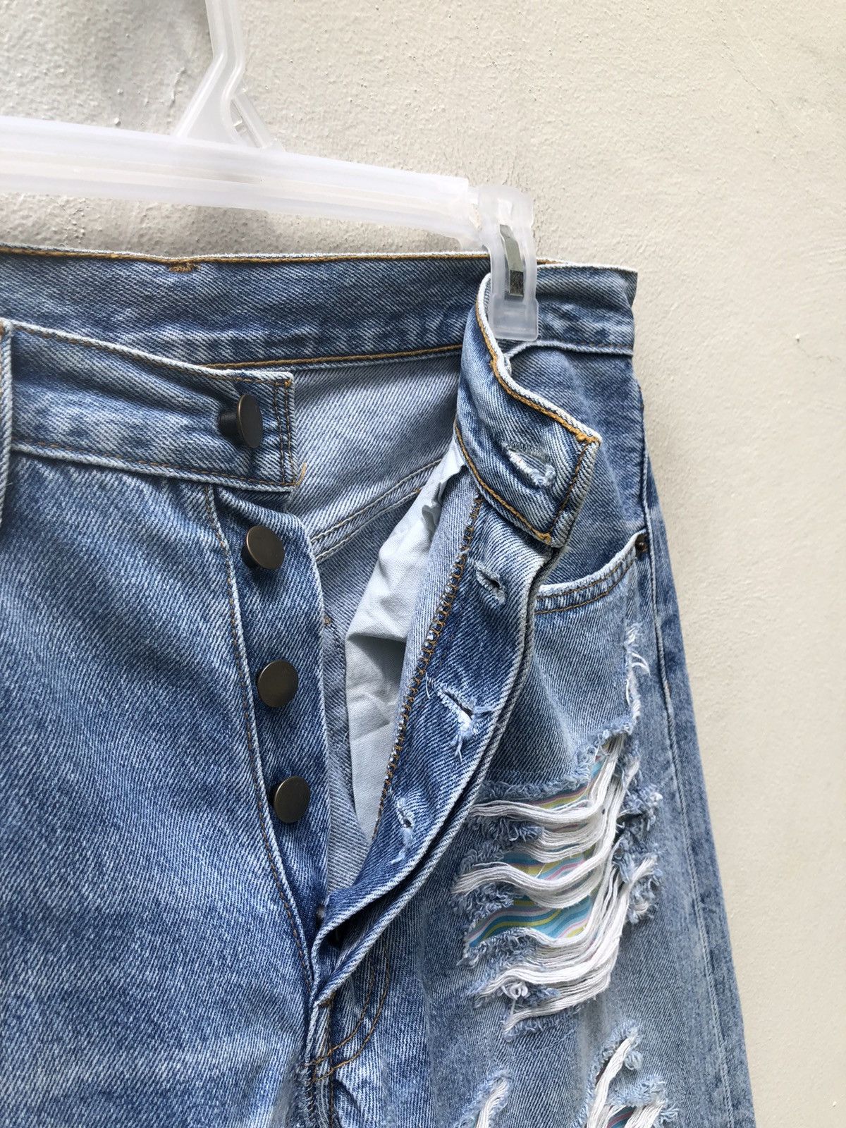 Levi's Vintage Levi’s Rebuild Distress Paint Splatter Denim Jeans | Grailed