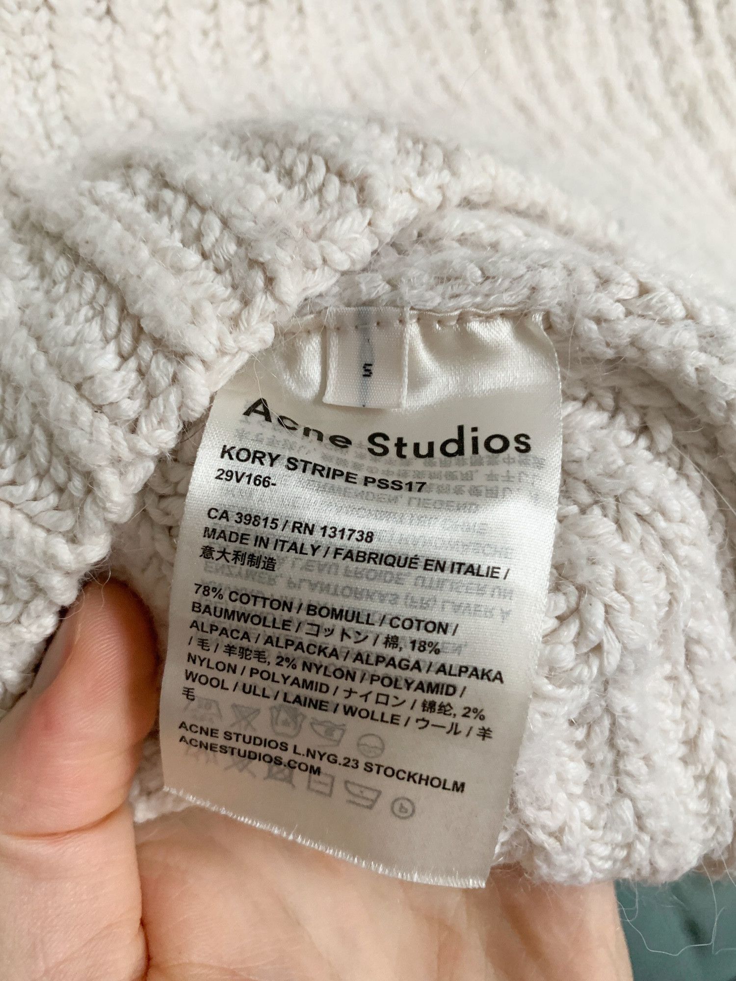 Acne Studios Kory Stripe | Grailed
