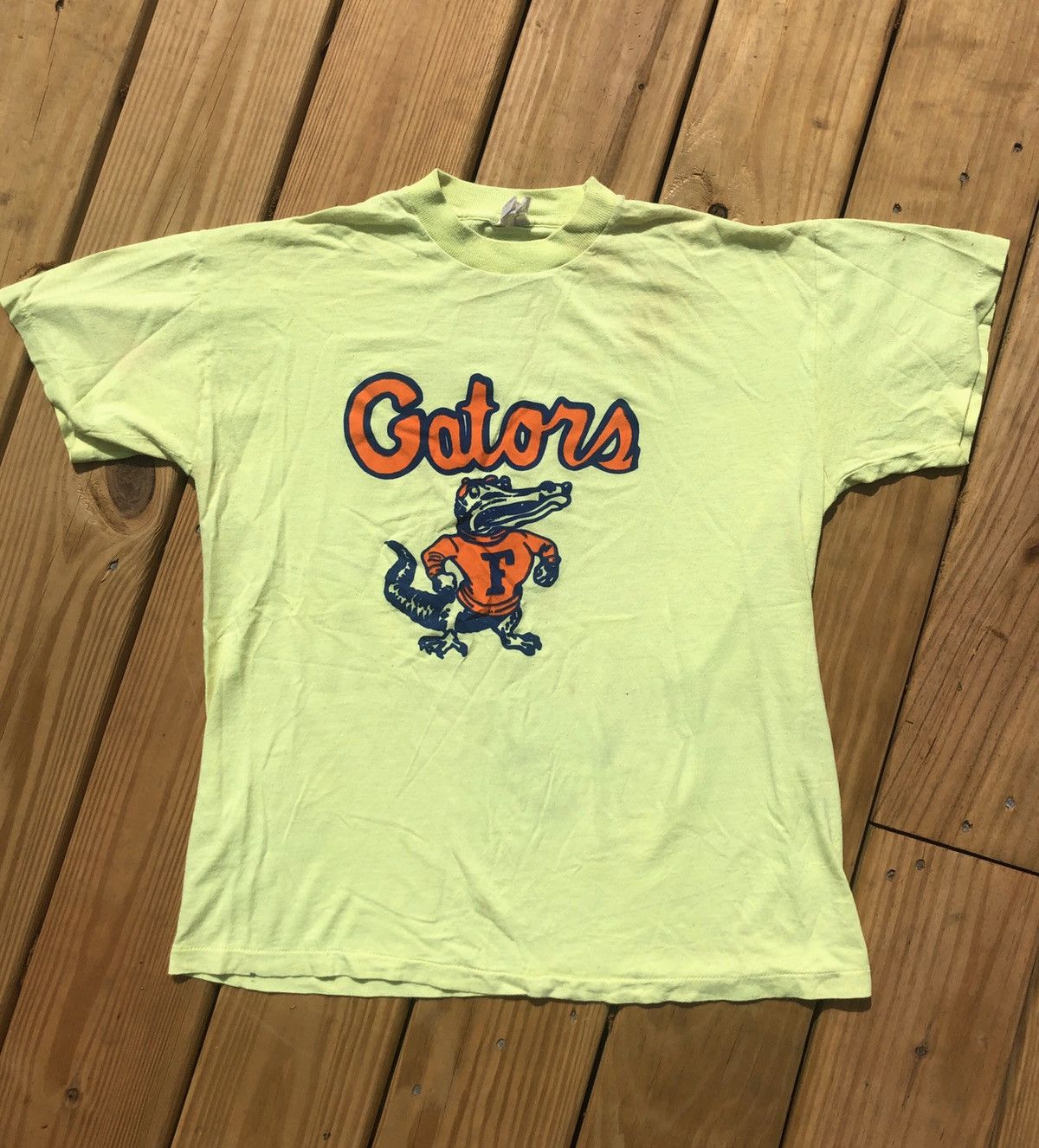 Vintage UNIVERSITY FLORIDA GATORS SINGLE STITCH TEE SHIRT 80s 70s | Grailed