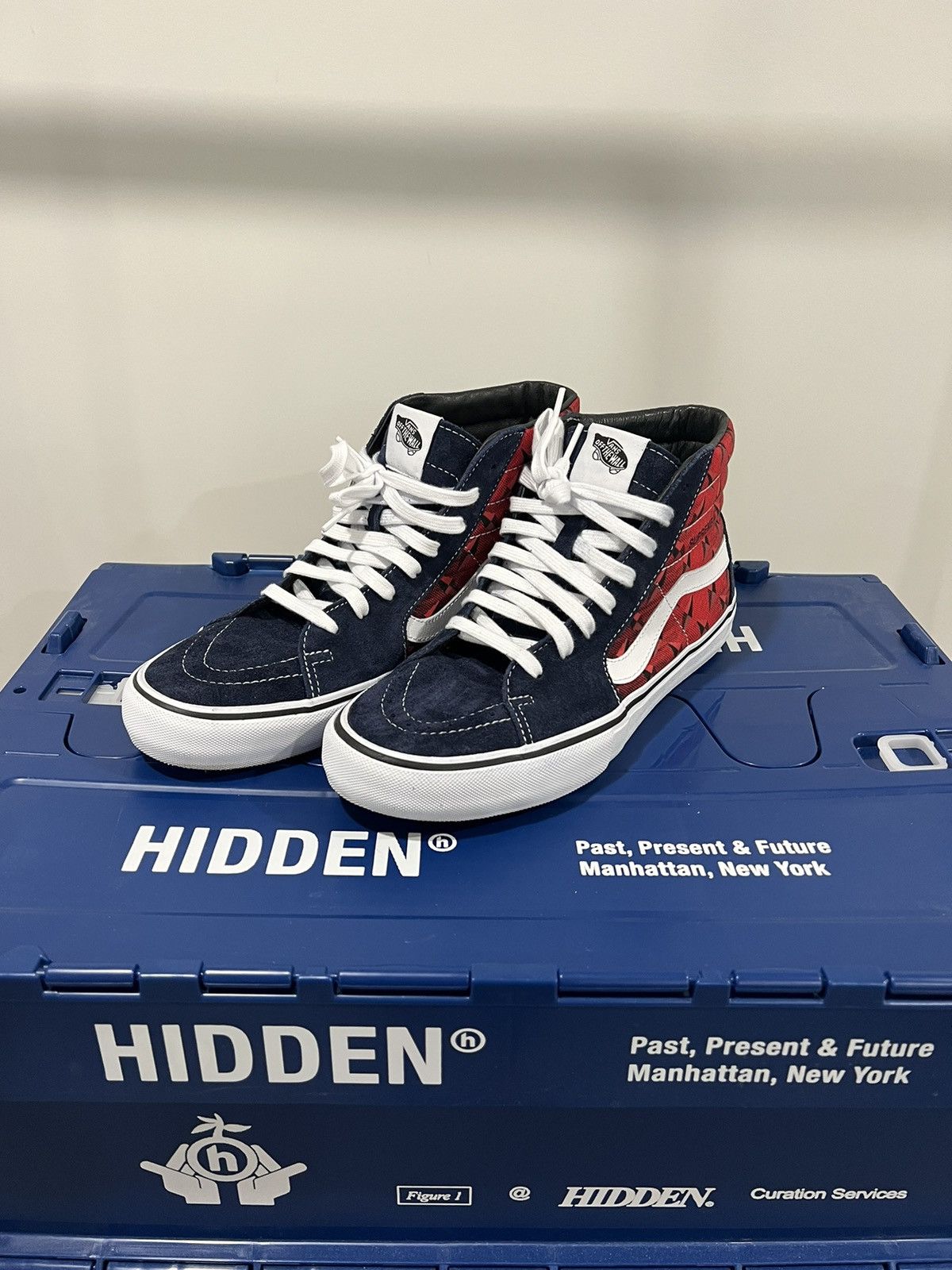 Supreme × Vans Supreme Vans Diamond Plate Sk8 Hi Pro | Grailed