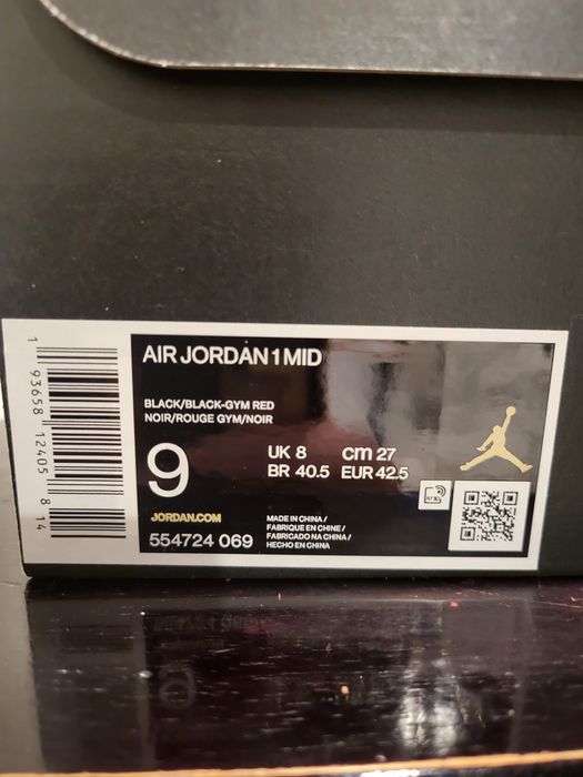 Nike Air Jordan 1 Mid Chicago Toe | Grailed