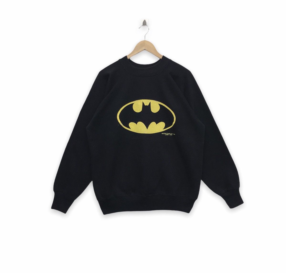 Batman × Dc Comics × Vintage Rare!! Vintage Batman Big Logo Sweatshirt ...