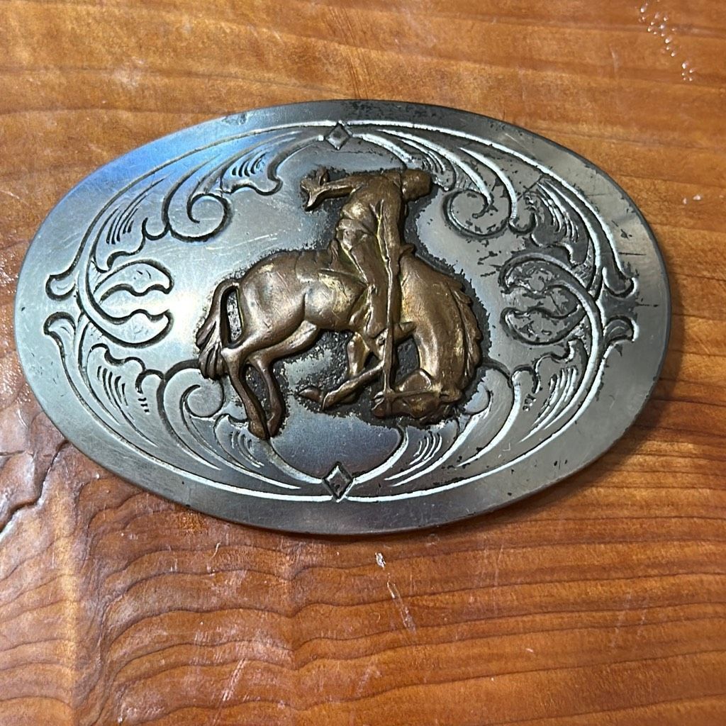 Other Vintage CHAMBERS BELT CO. BRONCO BUSTER BELT BUCKLE | Grailed
