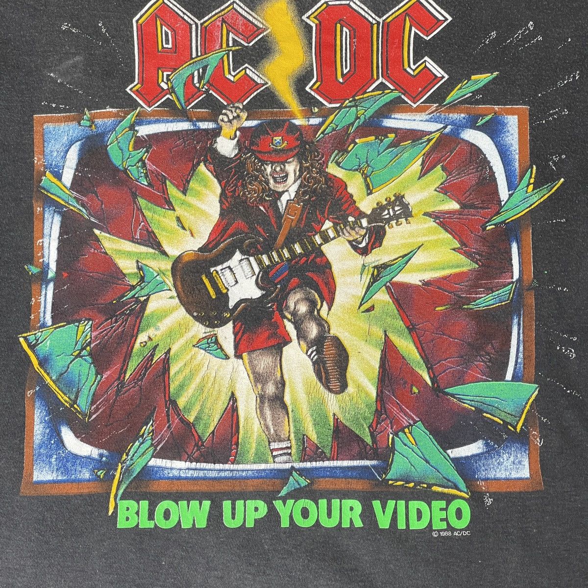 AC/DC World Tour Band Single AC/DC 1988 Vintage | Grailed