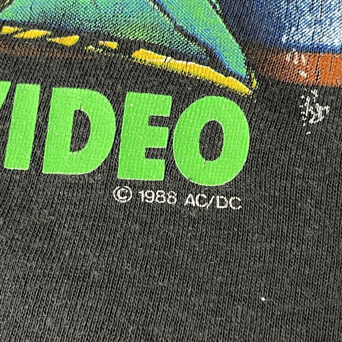 Vintage World Tour Band Single AC/DC 1988 Vintage | Grailed