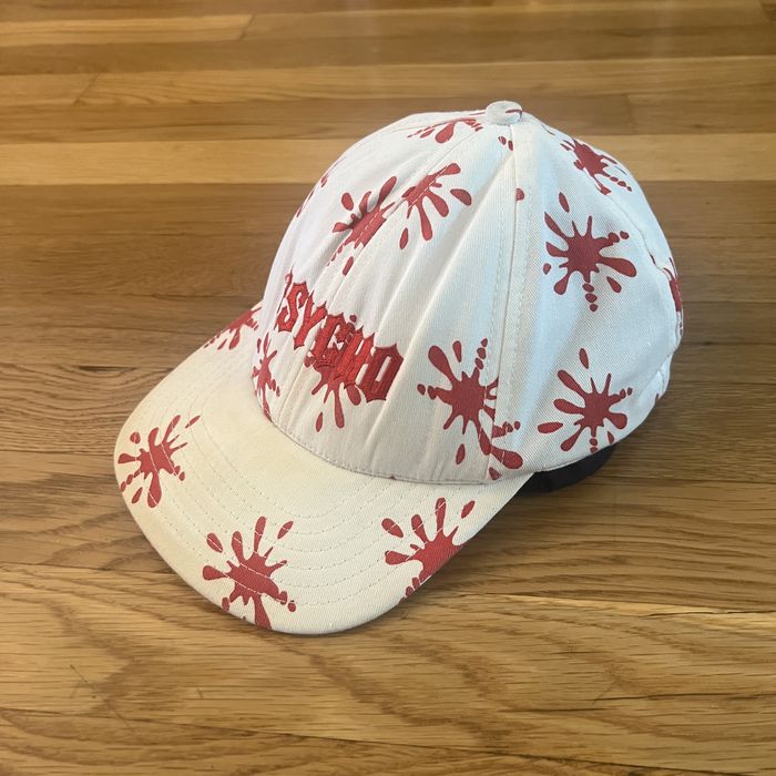 Vintage Vintage PSYCHO Blood Splatter Snapback Hat Cap | Grailed