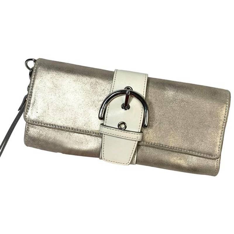 Coach Coach Metalic Gold Color Clutch Purse | Grailed
