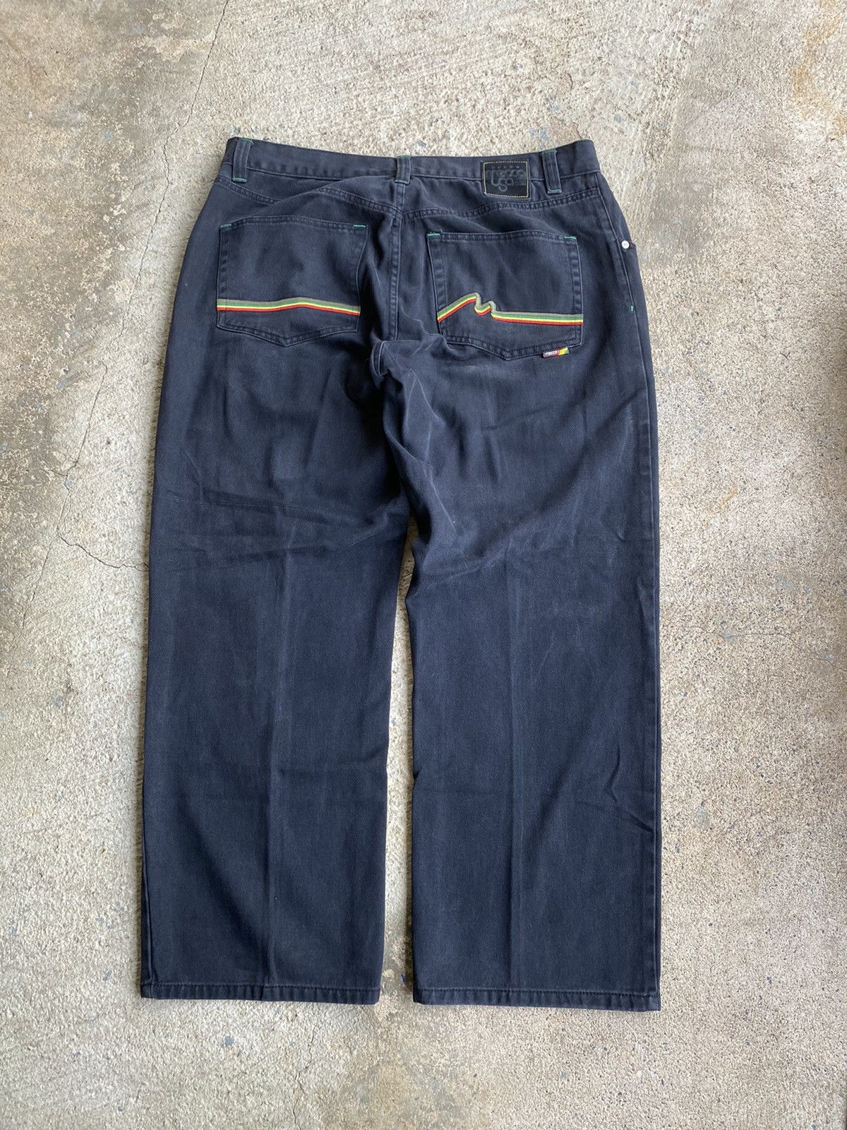 Vintage Vintage Y2K Mecca Rasta South Pole Style Jeans | Grailed