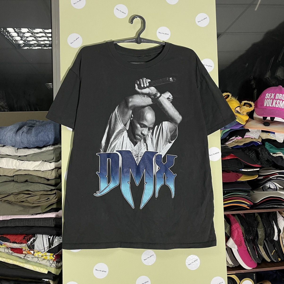 Vintage Vintage Y2K DMX Face Logo Rave DJ Tee Streetwear 90s | Grailed