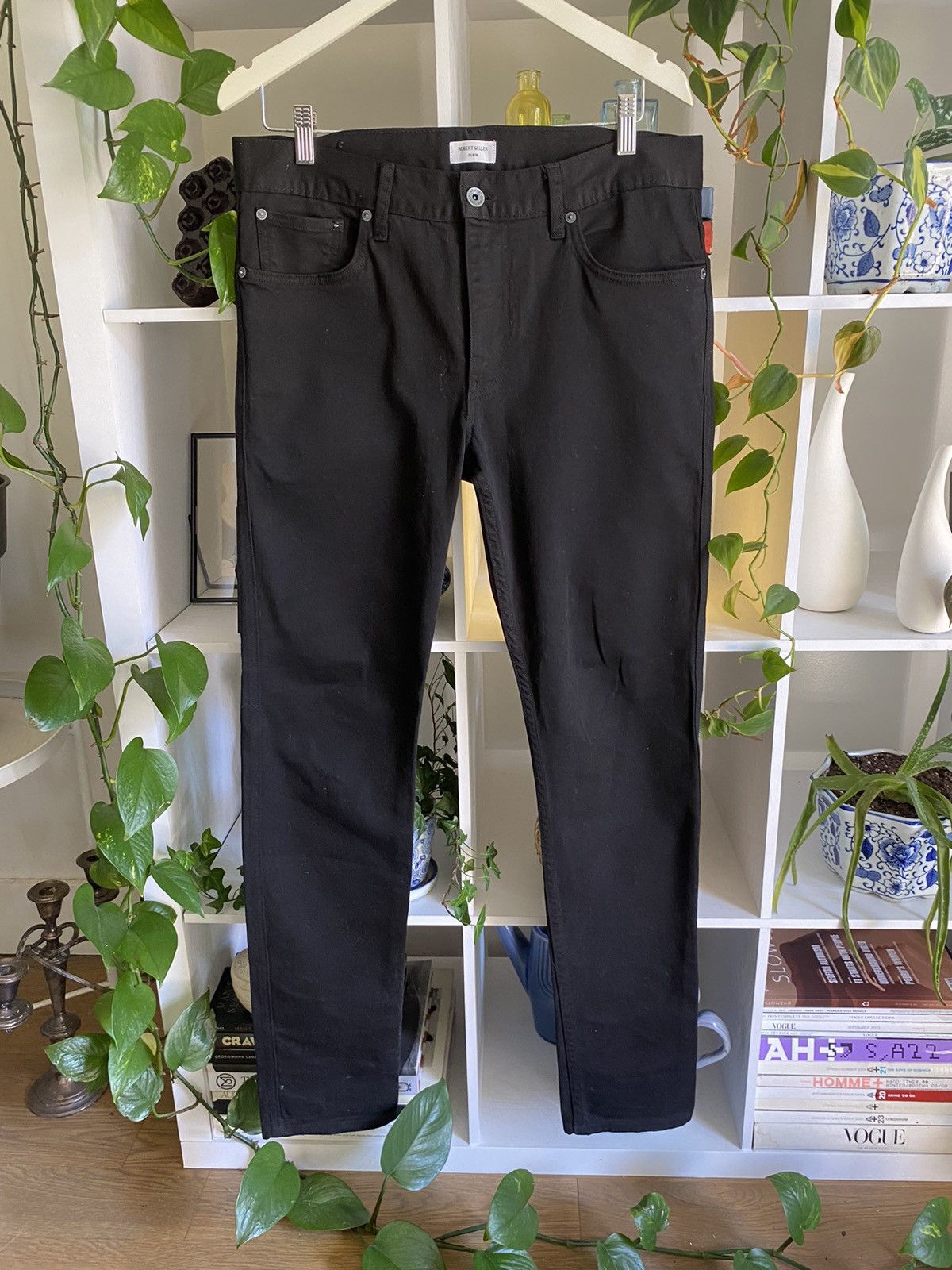 Robert Geller Sample Black Denim | Grailed