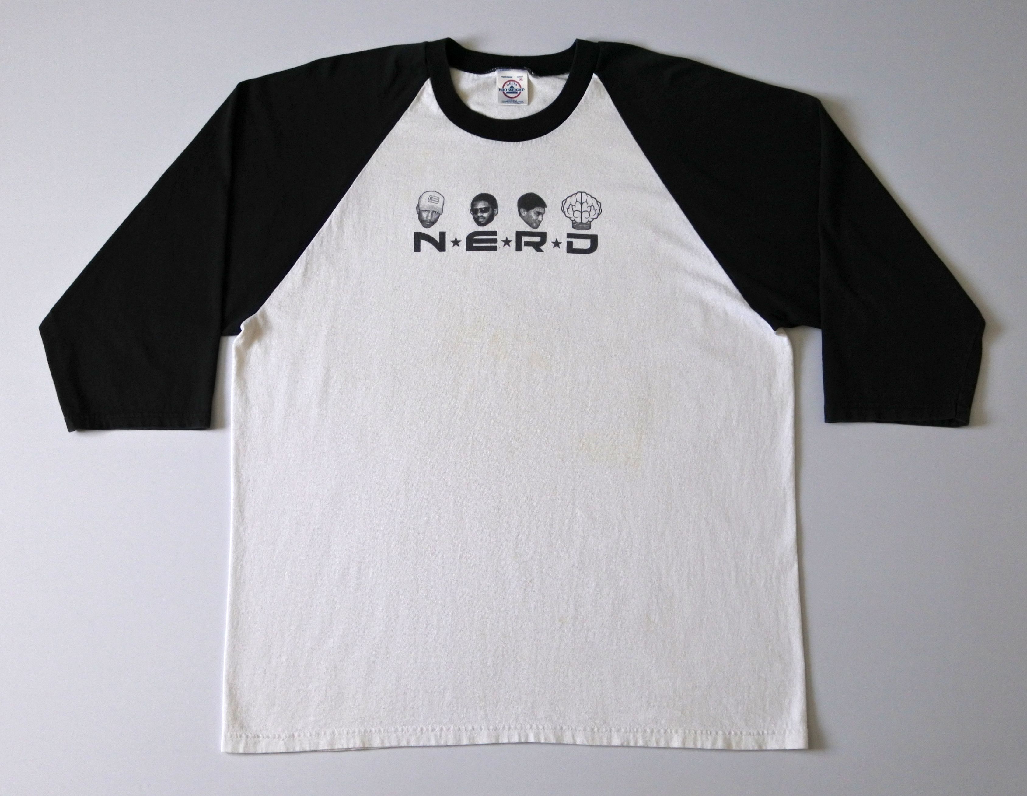 Pharrell × Vintage Rare Vintage N.E.R.D Pharrell 2002 Tour Promo Delta T-Shirt | Grailed