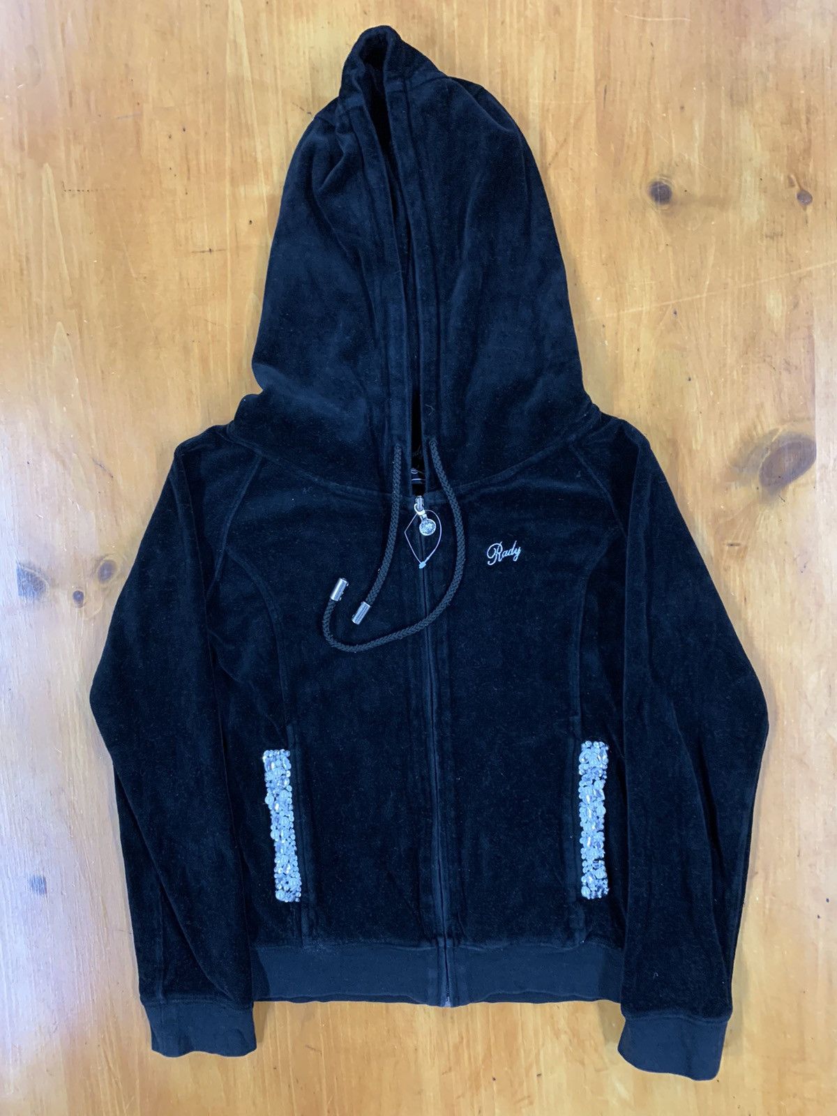 Japanese Brand Rady Japanese Sequins Velour Hoodie | Grailed