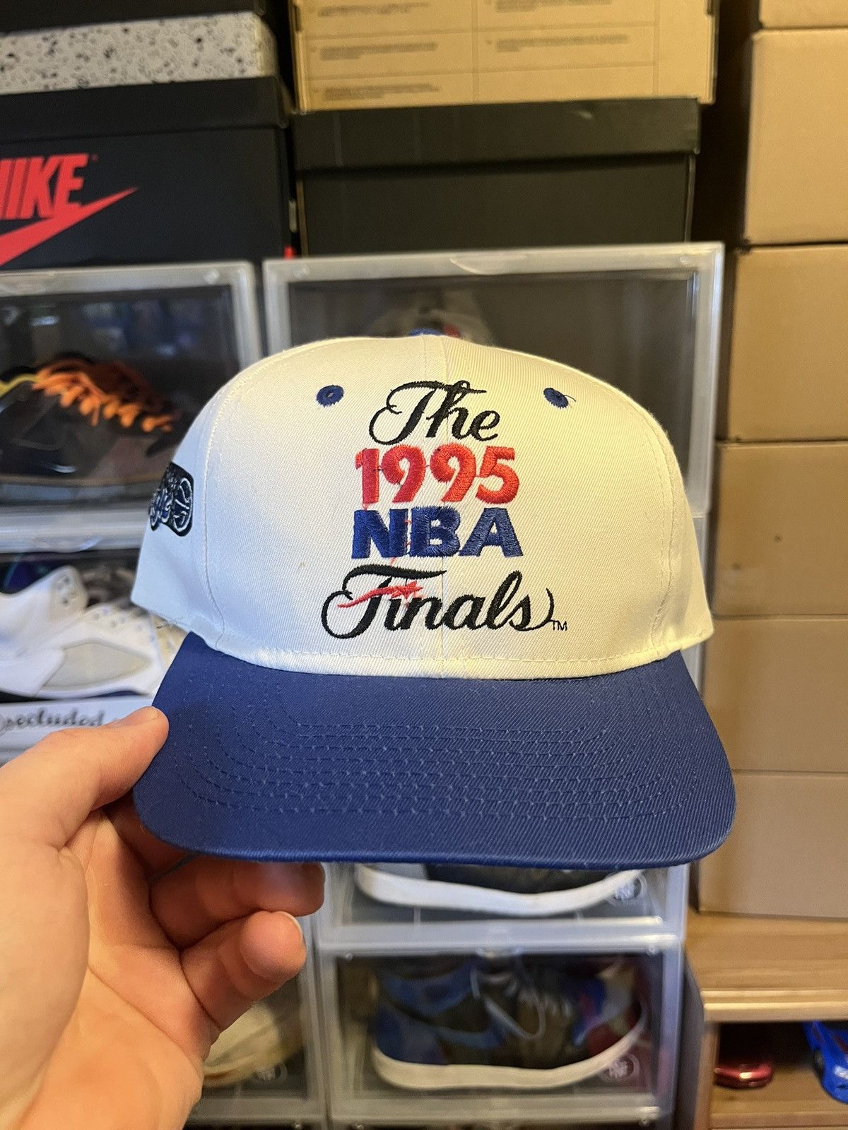 Logo 7 × NBA × Vintage 1995 NBA Finals Logo 7 Snapback | Grailed