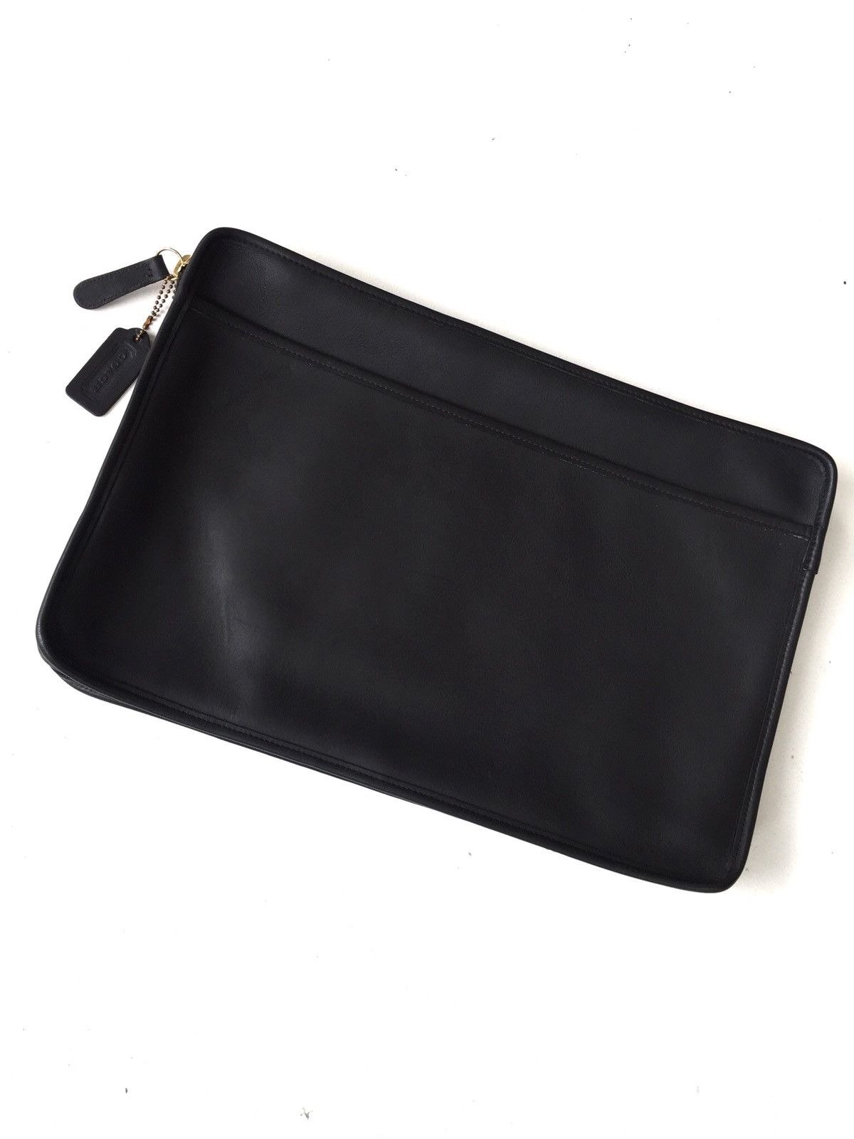 Vintage Coach Fail Bag In The United States Black Leather 16:8x11:3 ...