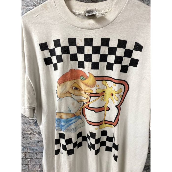 NASCAR 90s vintage Earnhardt calvin peeing nascar graphic t-shirt | Grailed