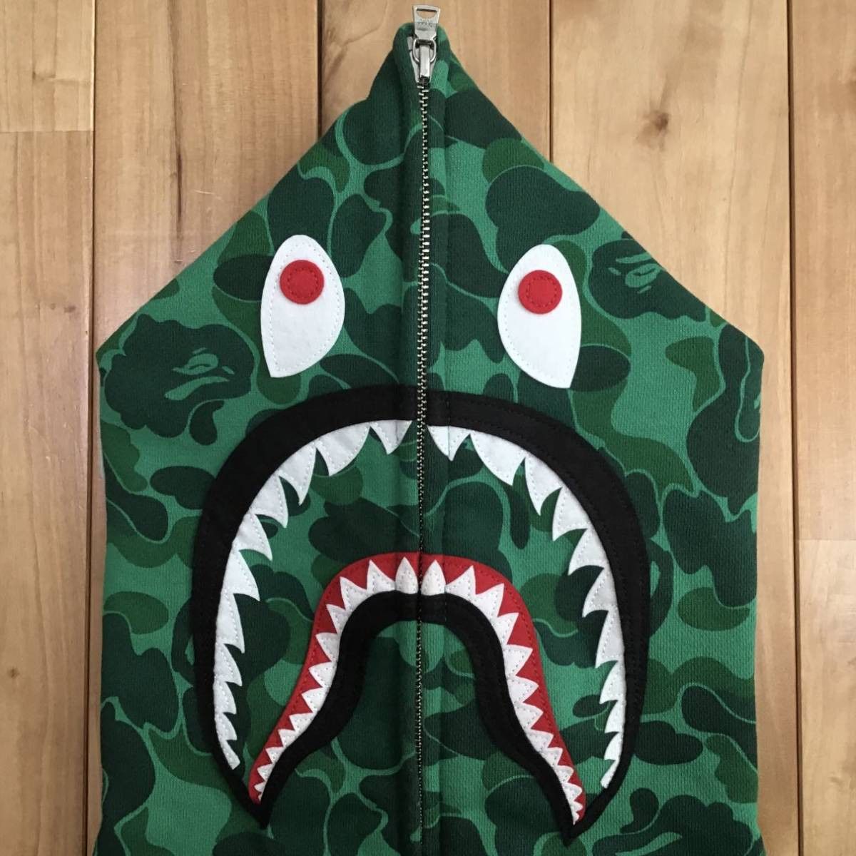 Bape 2017 Shibuya city camo shark full zip hoodie BAPE | Grailed