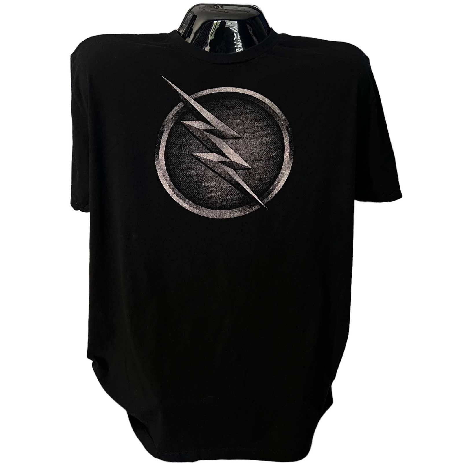Dc Comics The Flash Zoom Logo Black Graphic Tee Shirt | Grailed