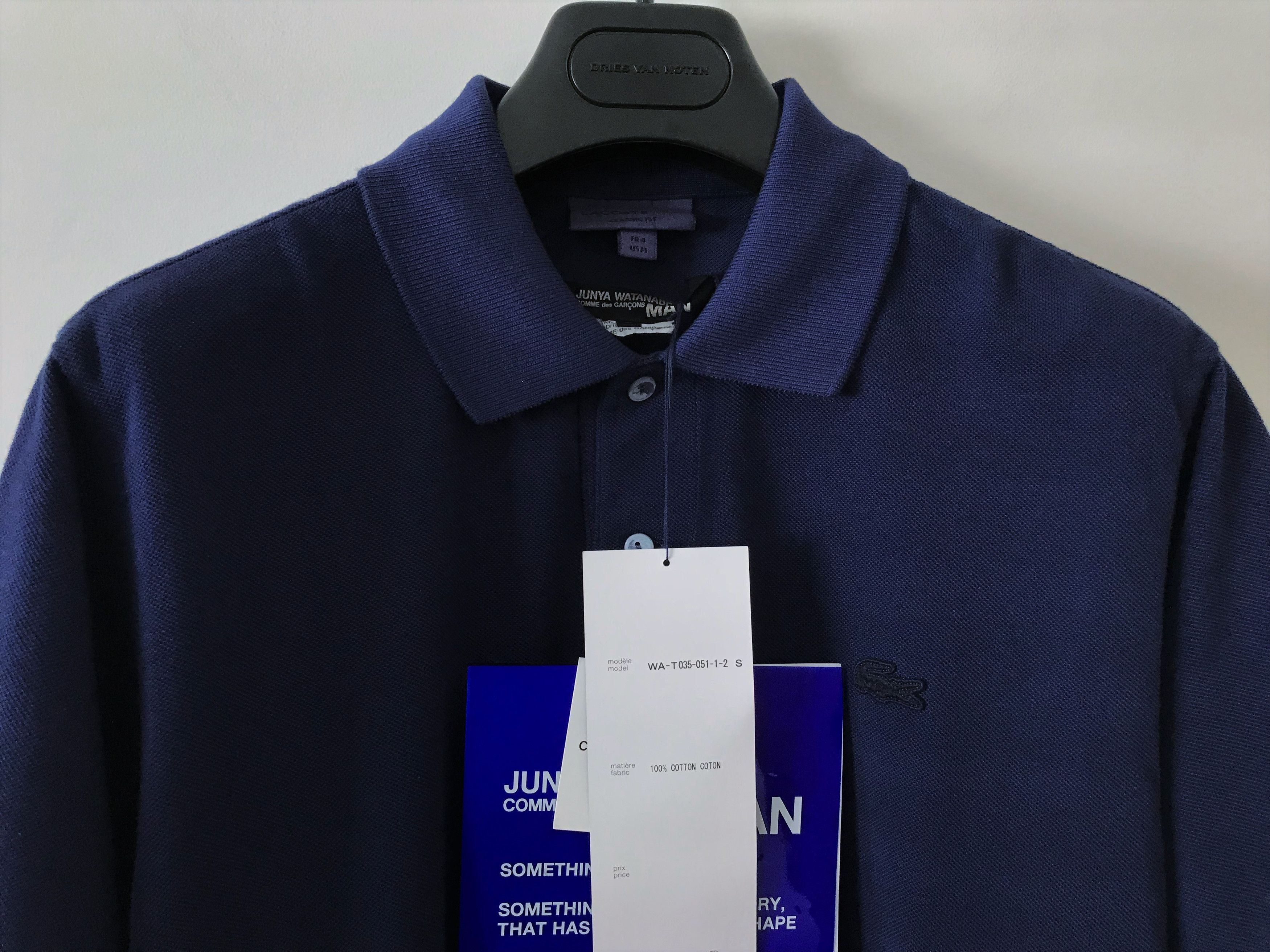 Junya Watanabe Rich Japanese Blue Indigo Dyed Classic Polo - SS18 ...