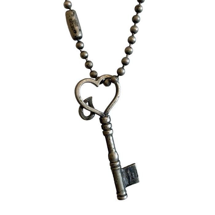 Number (N)ine Number (N)ine 2003SS/AW Crying Heart Key Necklace | Grailed