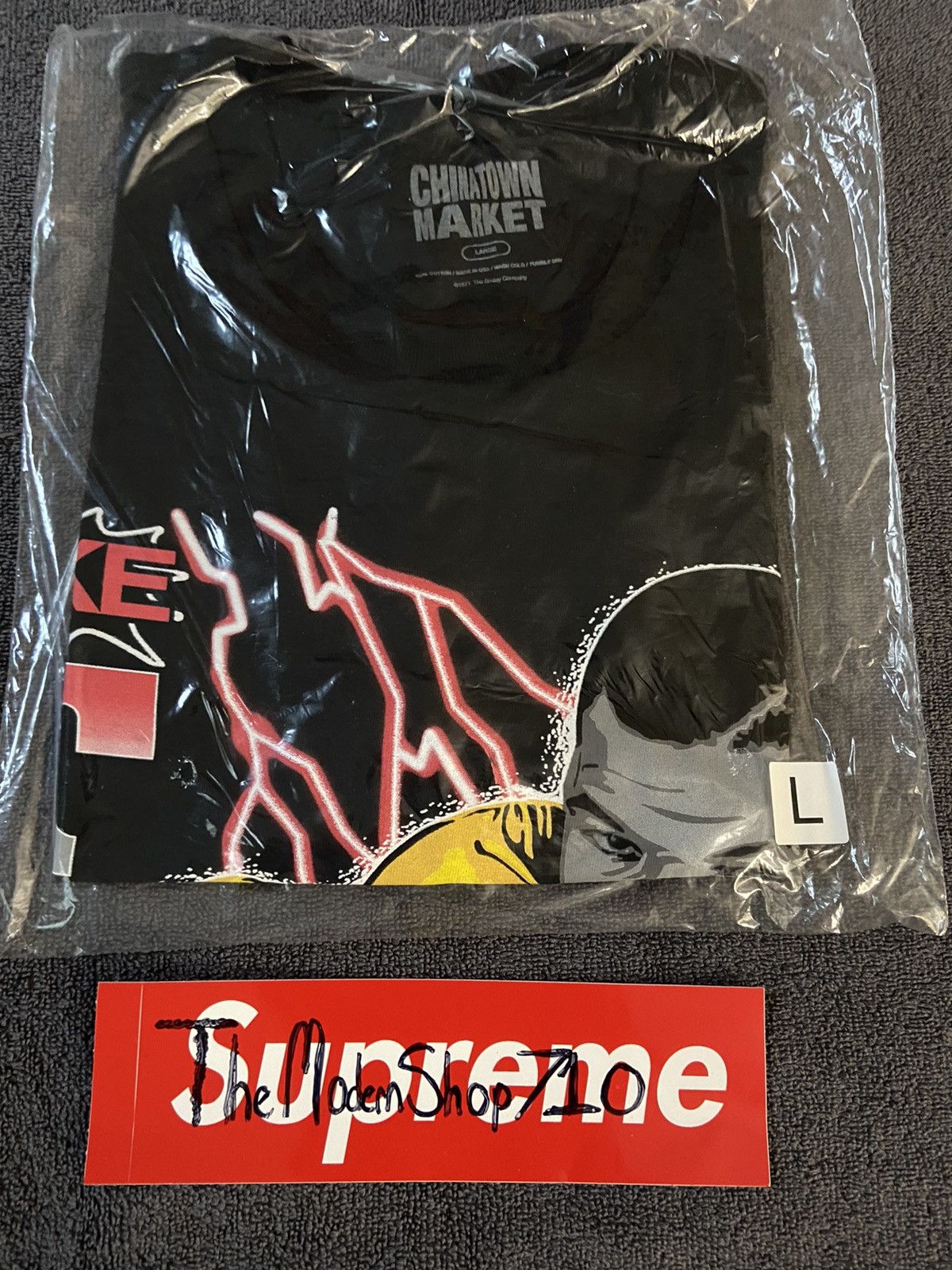 Market CTM Tyson Smiley T - Shirt (Black) | Grailed